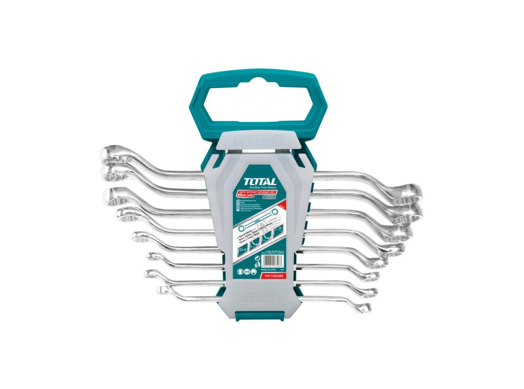 Total 8 Pcs Offset Ring Spanner Set- THT102486 - Total Tools India ...