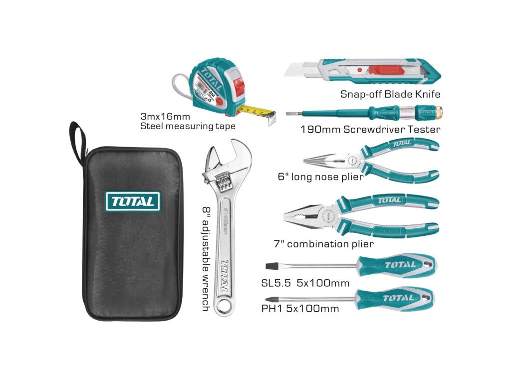 Total 8 Pcs Handtools Set- THKTHP90086 - Total Tools India - Wholesale ...
