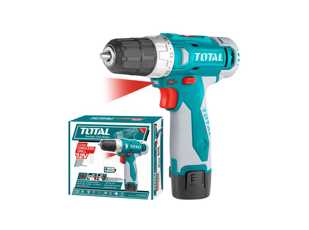 Total Cordless Drill 12V 20NM- TDLI228120-1 - Total Tools India ...