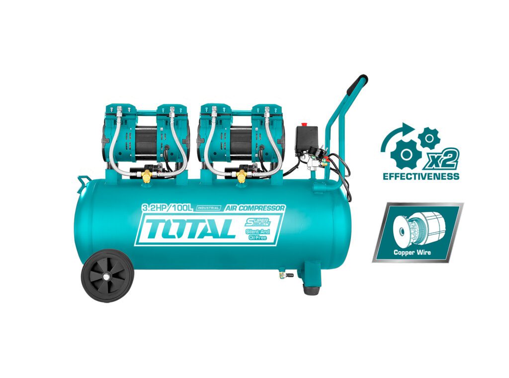 Total 100 Ltr Air Compressor- TCS2241008 - Total Tools India ...