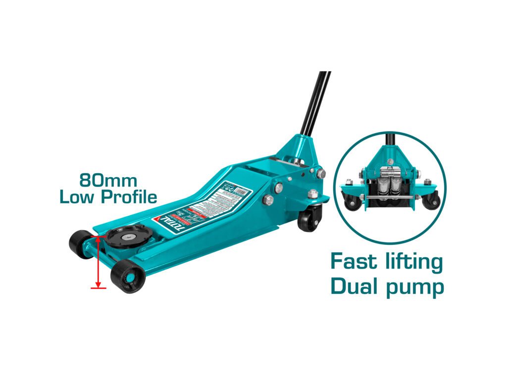 Total Hydraulic Floor Jack 3 Ton - THT10834 - Total Tools India ...