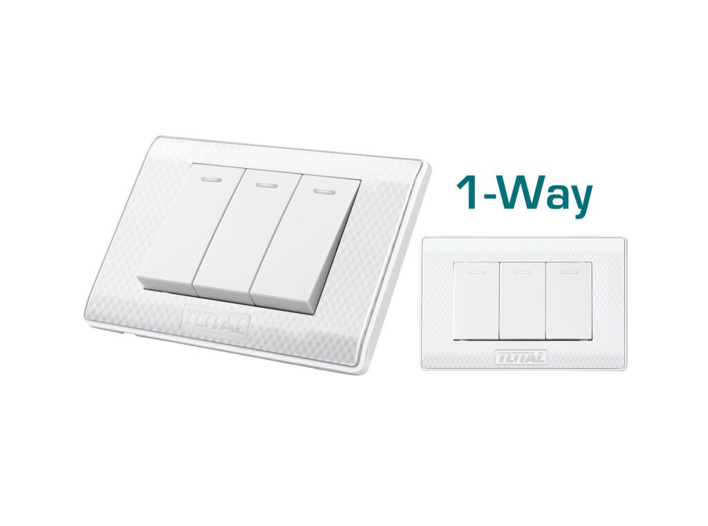 Total 3 Gang Electric 1 Way Switch- THESSH18131 - Total Tools India ...