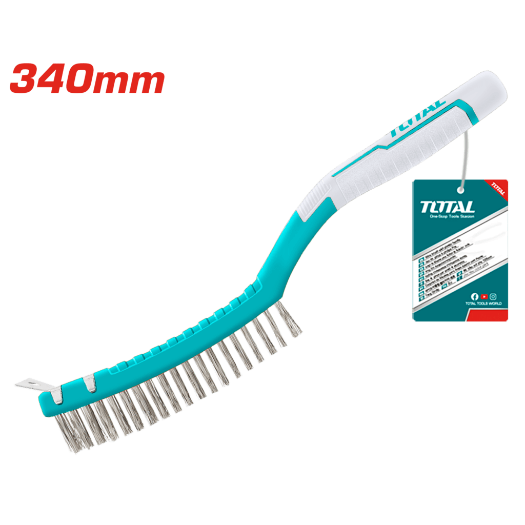 Total 340mm Steel Wire Brush - TAC38051 - Total Tools India - Wholesale ...
