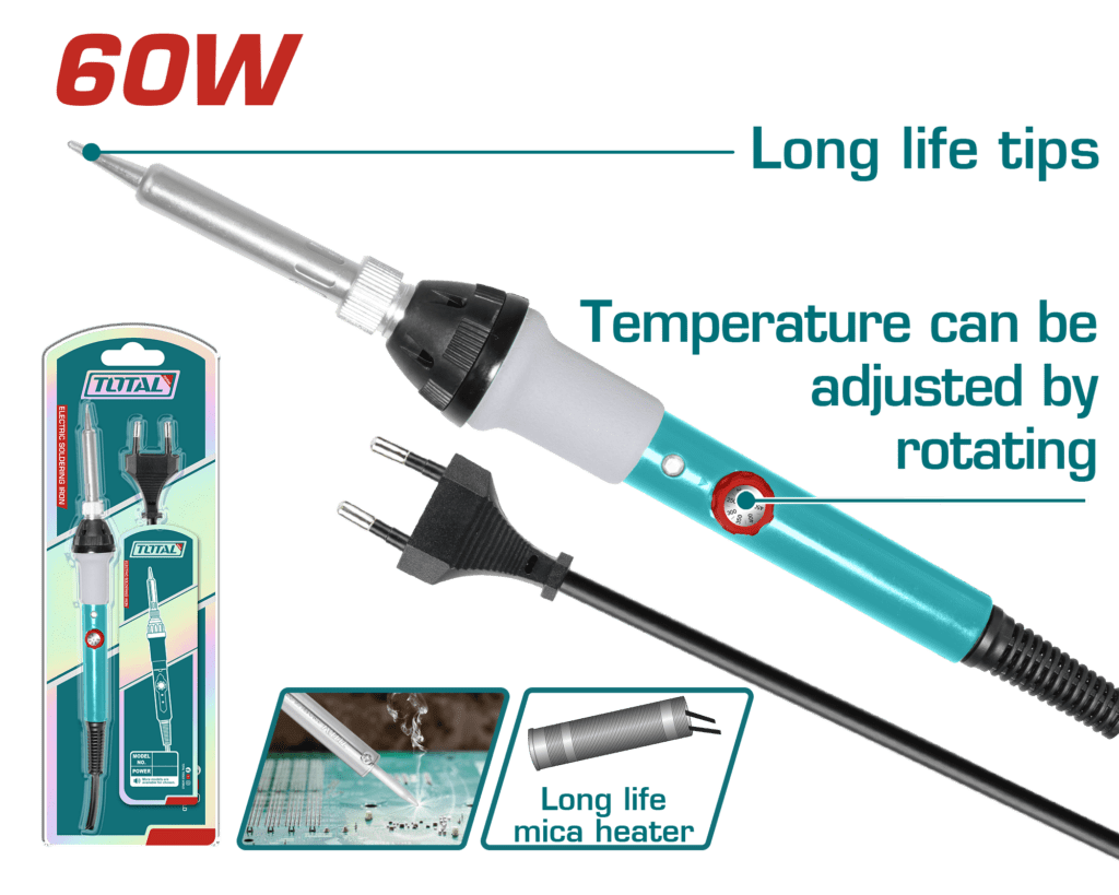 Total Electric Soldering Iron Straight Tip 100W - TET10006 - Total ...