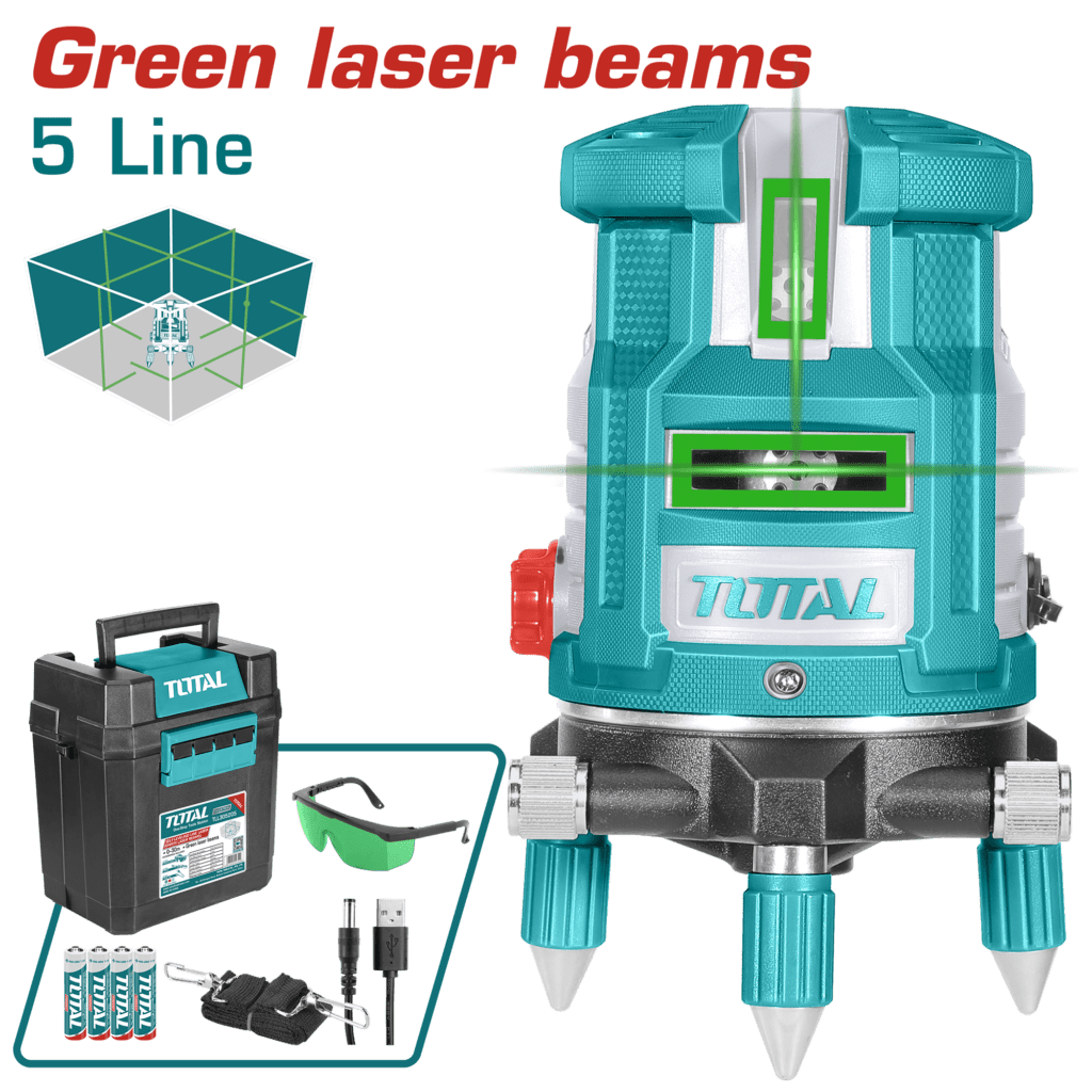 Total Self-leveling Line Laser (Green Laser Beams) - TLL305205 - Total ...