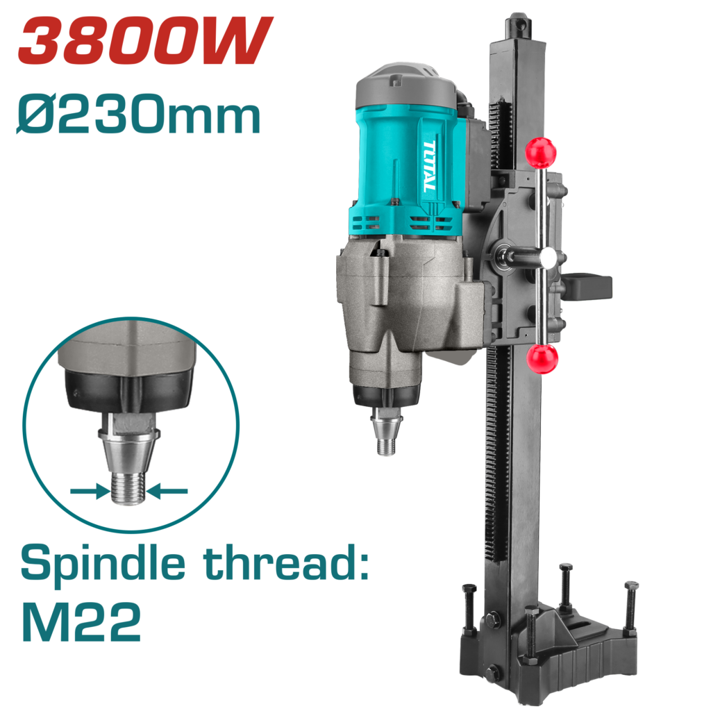 TOTAL Diamond Core Drilling Machine 3800W - TDDM38001 - Total Tools ...